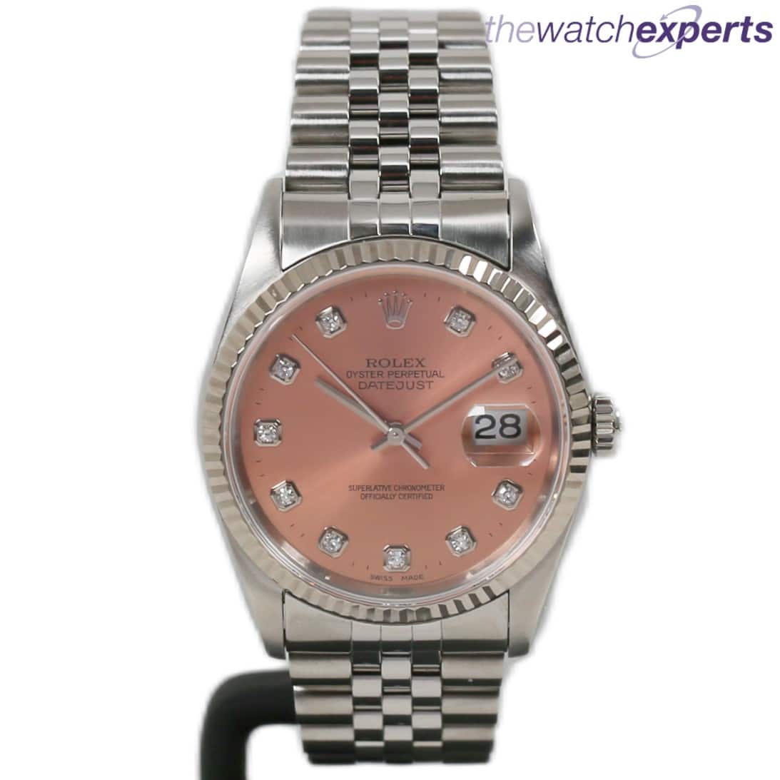 Rolex - Datejust 36 - Diamond - Copper Dial - 16234 - # - The Watch Experts